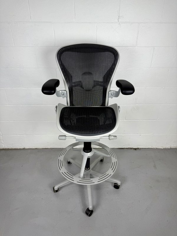 Herman Miller Aeron Remastered Drafting Stool Size B - Used - Office ...